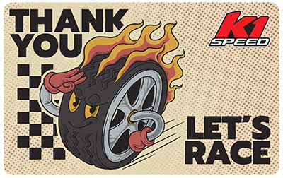 Gift Cards and eGift Cards | K1 Speed