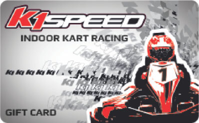 Gift Cards and eGift Cards | K1 Speed