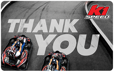 Gift Cards and eGift Cards | K1 Speed